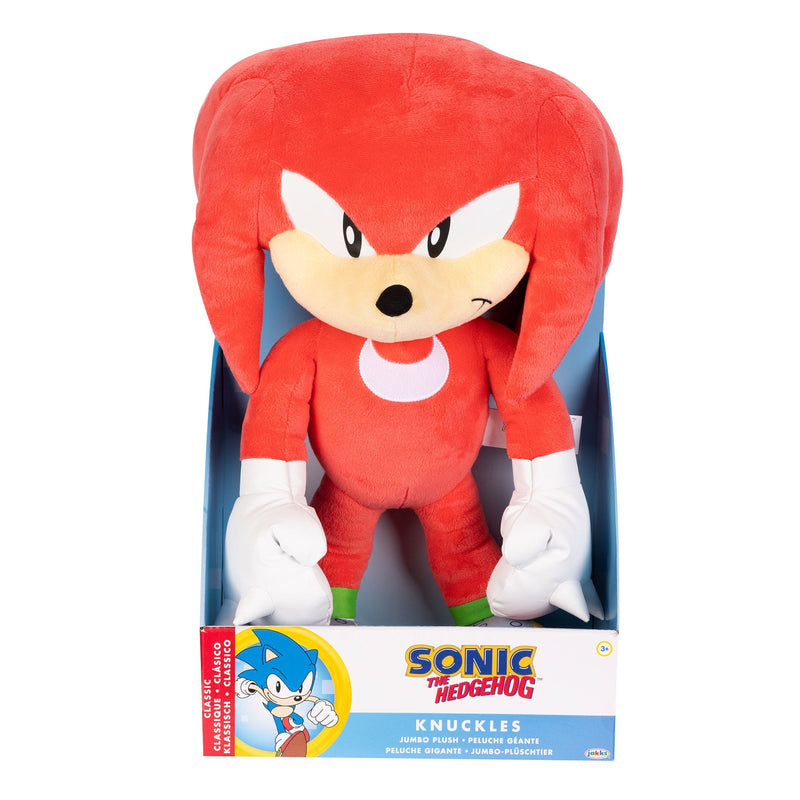Sonic The Hedgehog Jumbo Plush Figure Knuckles 50 cm SEGA SHOP UK